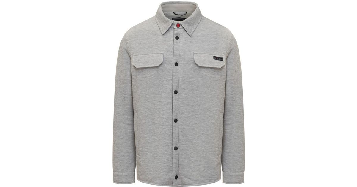 Kiton Jacket in Gray for Men | Lyst