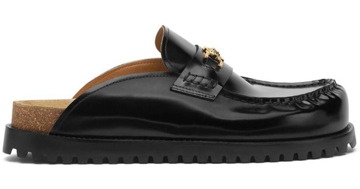 Versace Sandals in Black for Men | Lyst