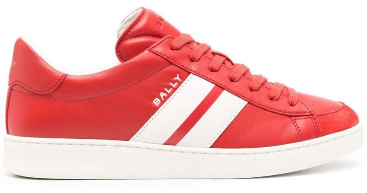 Bally Sneakers in Red for Men | Lyst