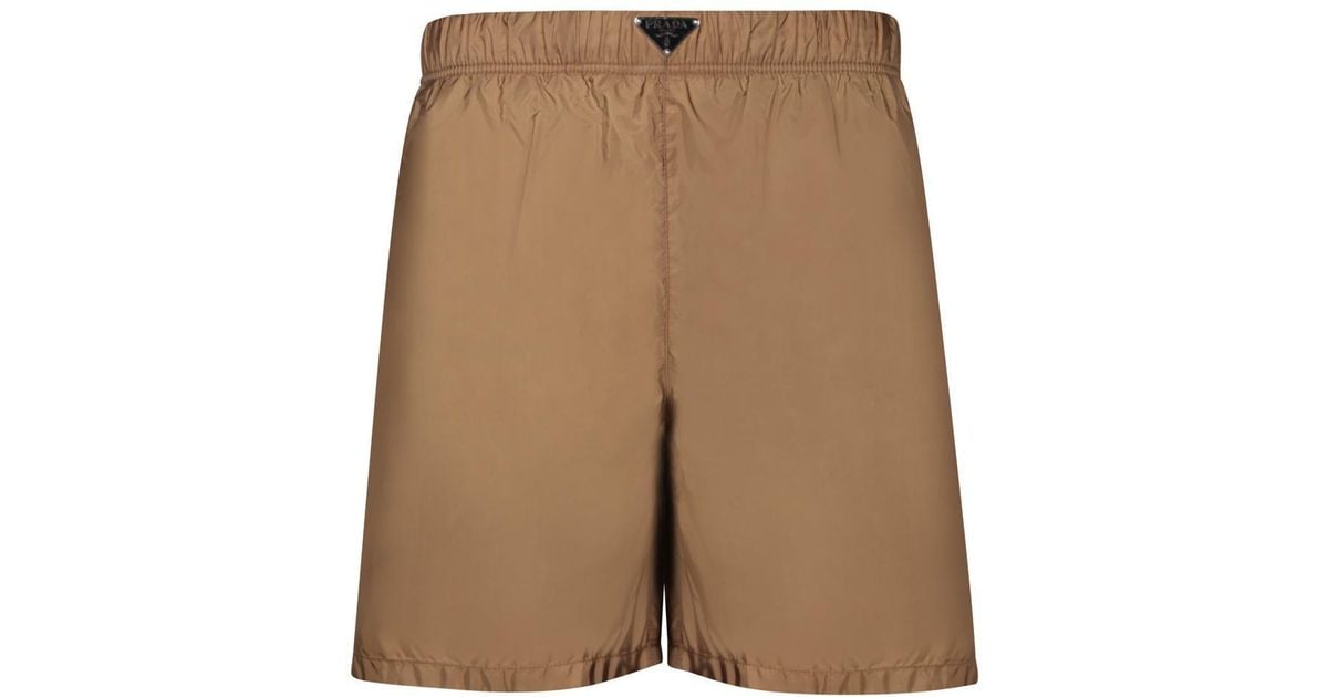 Prada Swimwear in Brown for Men | Lyst