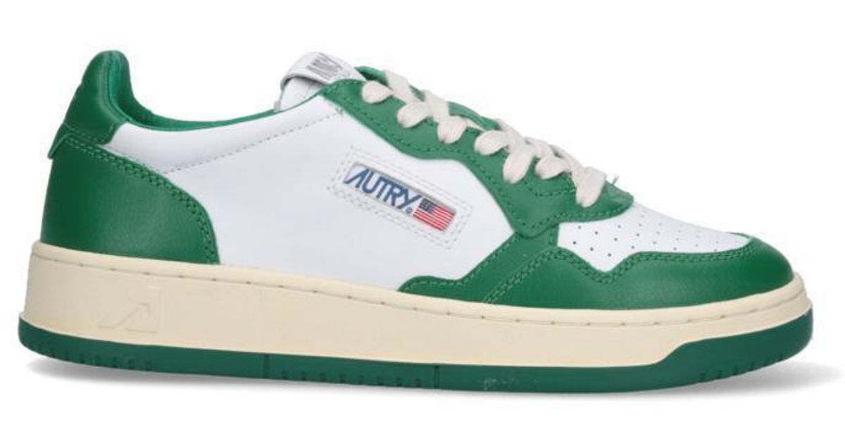 Autry Sneakers in Green for Men | Lyst