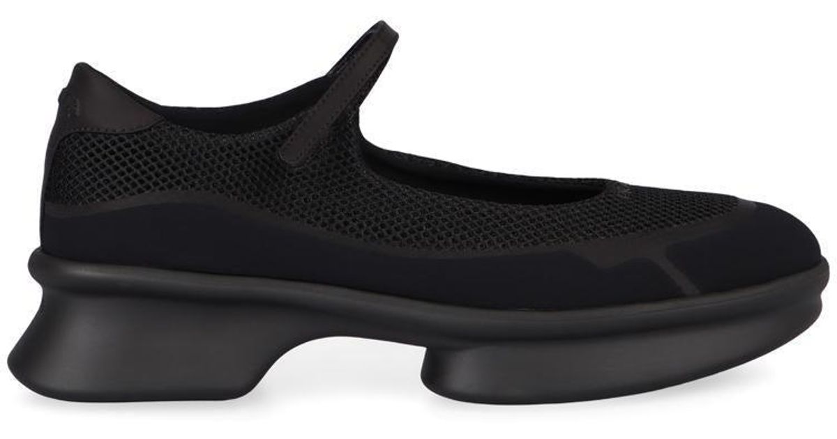 Prada Mesh Sneakers in Black | Lyst