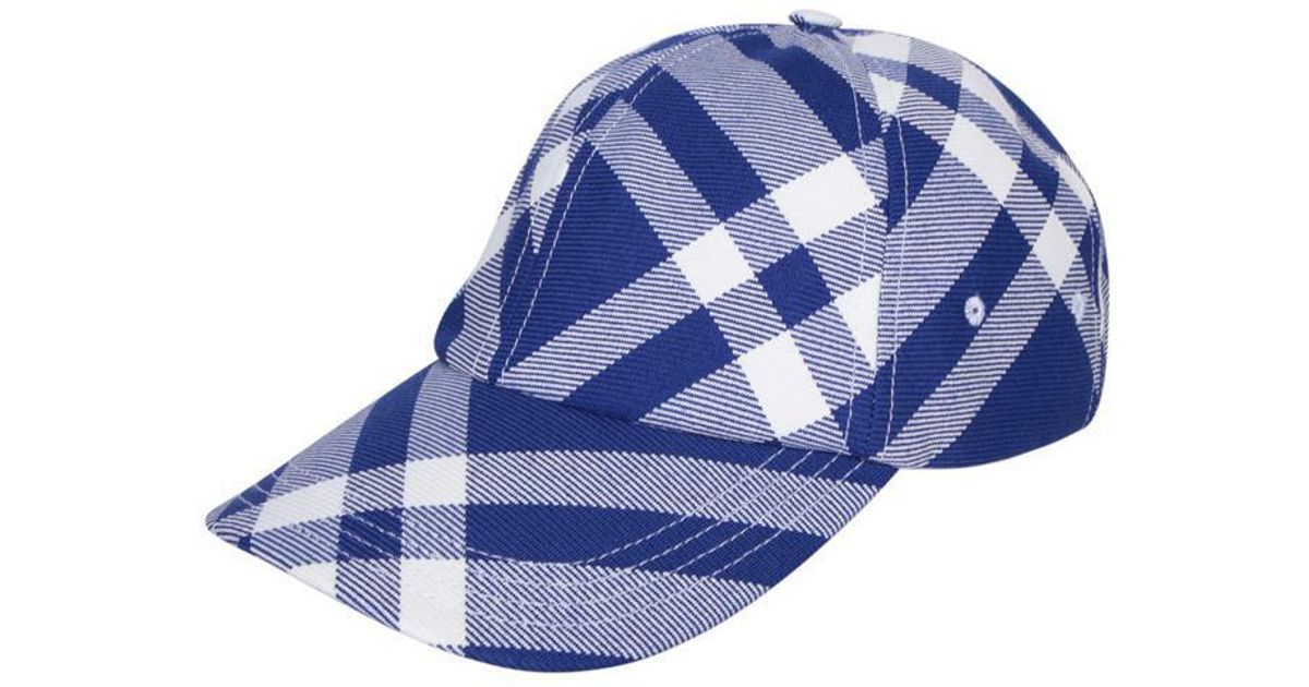 Burberry Hats in Blue for Men | Lyst