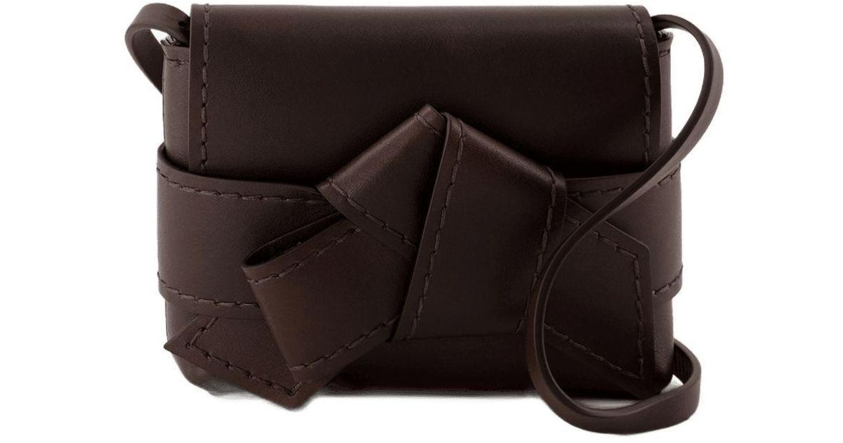Acne Studios Mini Musubi Bag in Black | Lyst