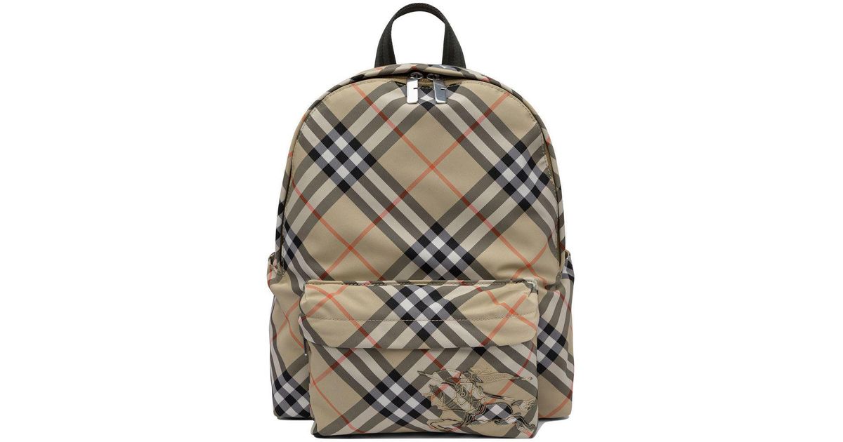 Burberry Backpacks in Gray | Lyst