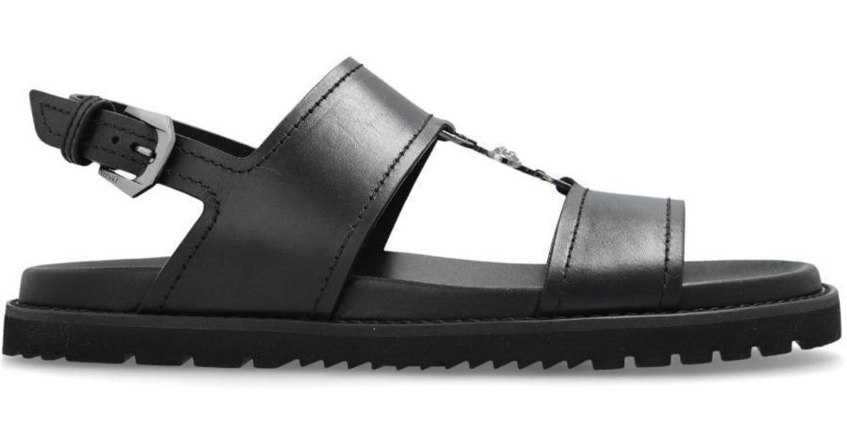 Versace Sandals in Black for Men | Lyst