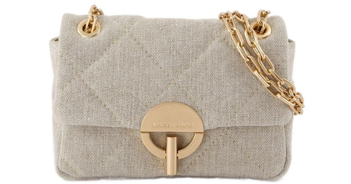 Vanessa Bruno Nano Moon Bag in Gray | Lyst