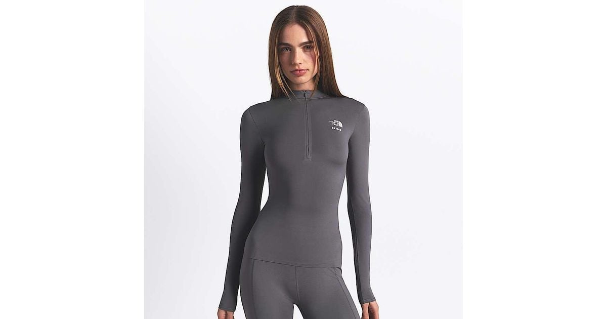 The North Face X Skims Refina Long-Sleeve Top in Grey | Lyst UK