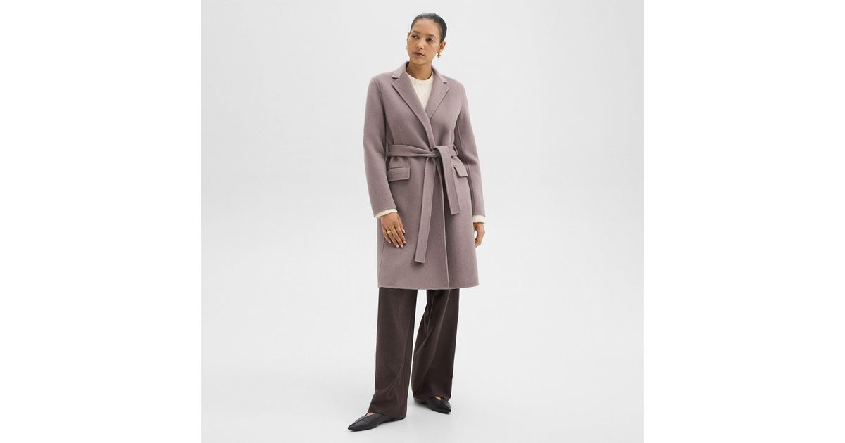Theory Wrap Coat | Lyst