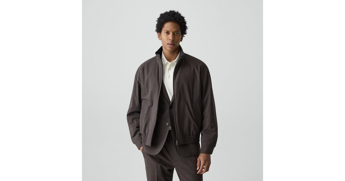 Theory Reversible Jacket in Black for Men | Lyst