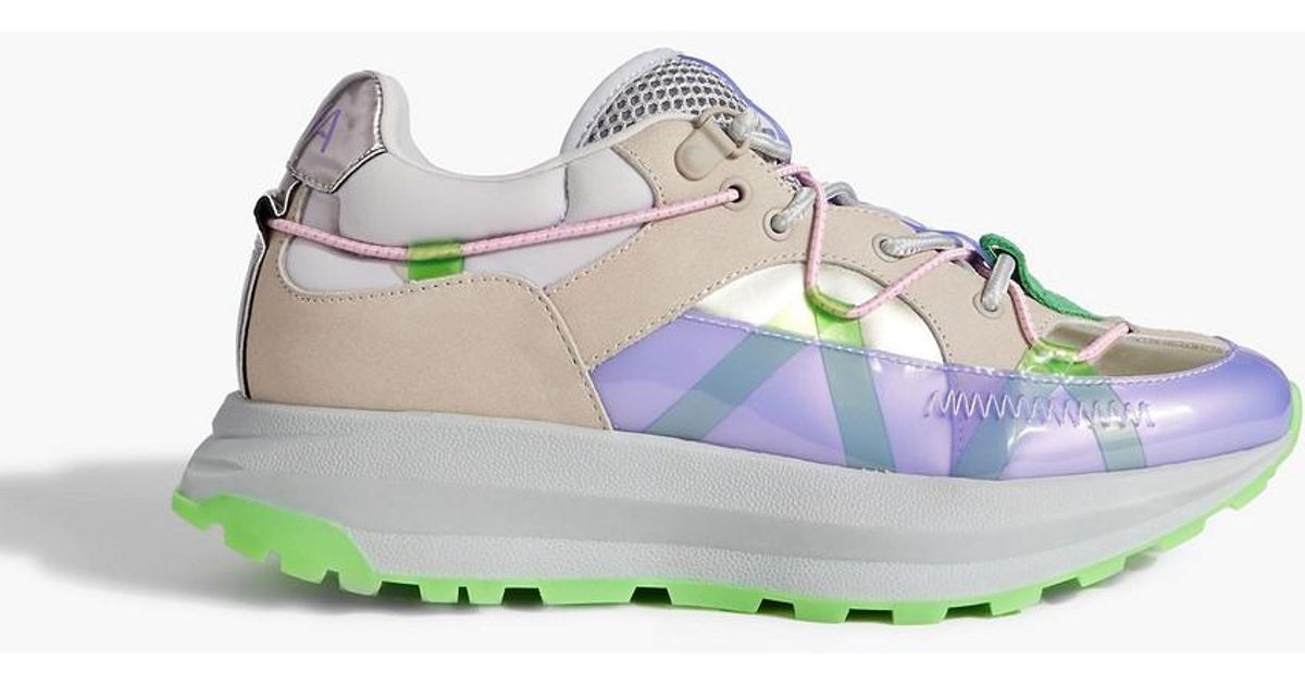 Stine Goya Apollo 1811 Tech Runner Metallic Leather, Nubuck And Pvc ...