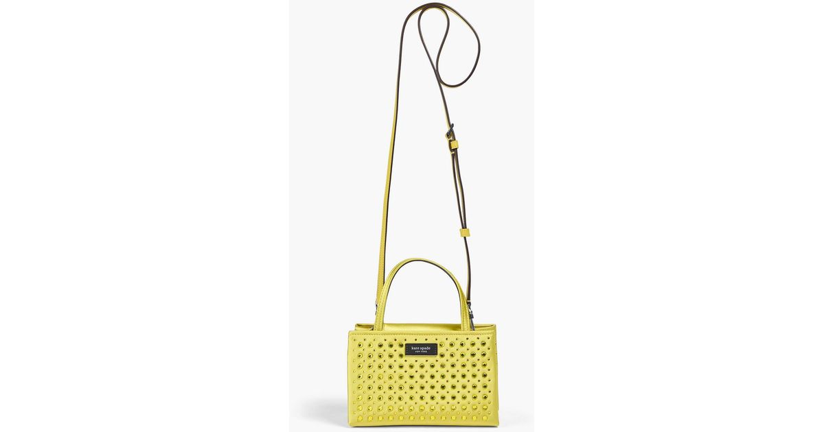 Kate Spade Sami Crystal-embellished Satin Tote in Metallic | Lyst UK