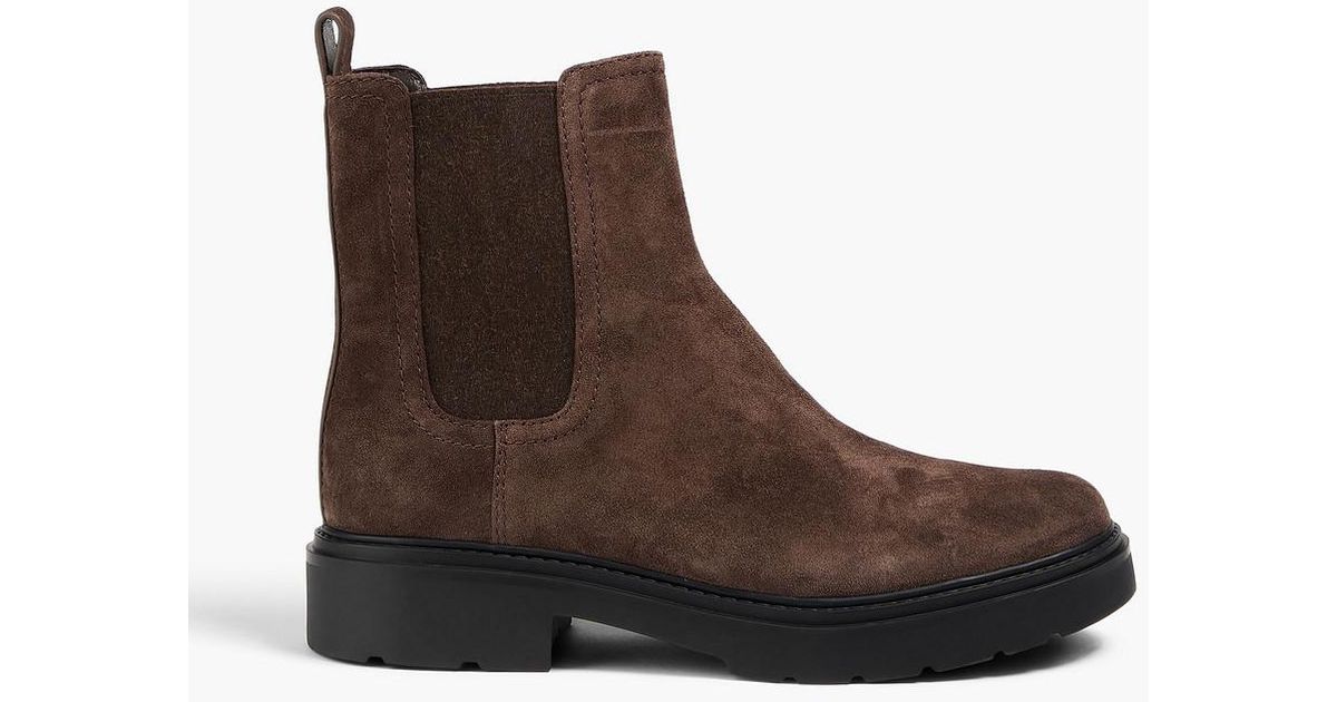 Vince Pinecrest Suede Chelsea Boots in Brown | Lyst UK