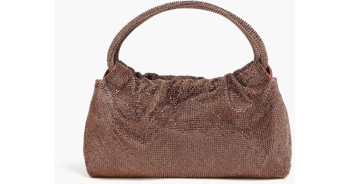 Jonathan Simkhai Crystal-embellished Chainmail Tote in Brown | Lyst UK
