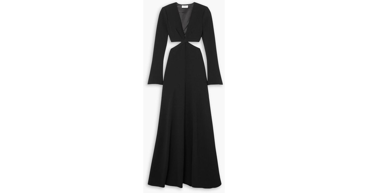 A.L.C. Issa Cutout Cady Maxi Dress in Black | Lyst UK