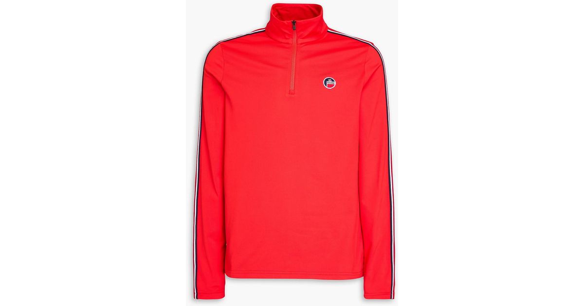 Fusalp Mario Iii Tech-jersey Half-zip Base Layer in Red for Men | Lyst