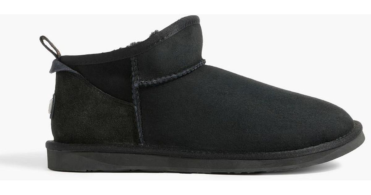 Australia Luxe Cosy Ultra Short Shearling-lined Suede Ankle Boots in ...