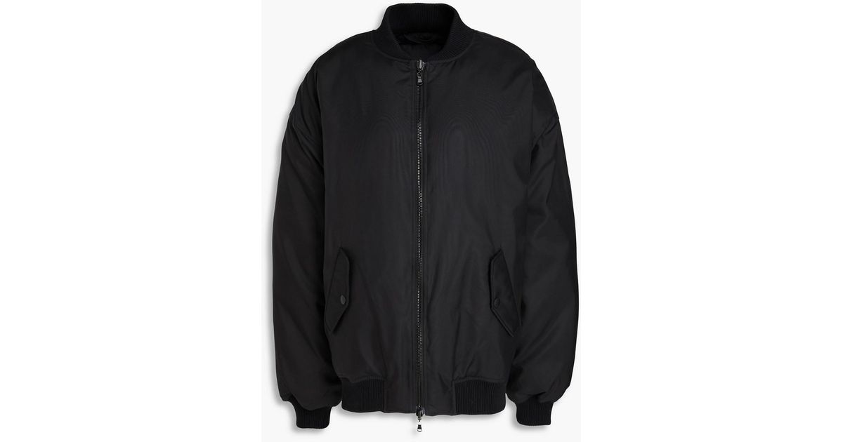 Wardrobe NYC Reversible Shell Down Bomber Jacket in Black | Lyst UK