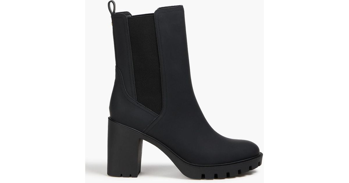 Veronica Beard Riley Leather Chelsea Boots in Black | Lyst UK