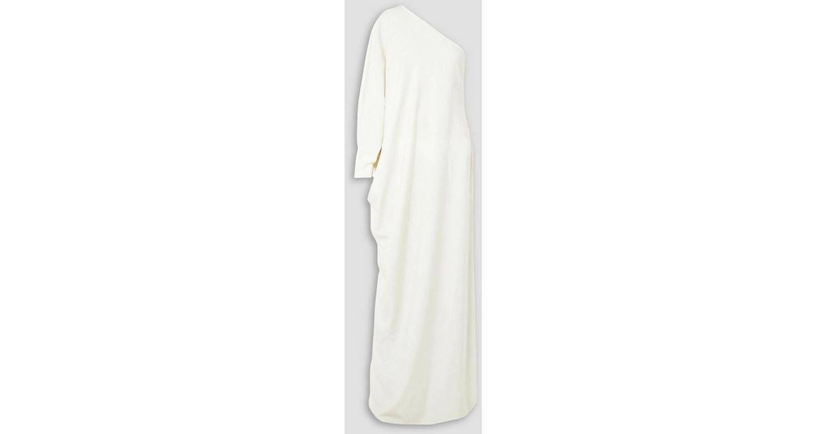 BEARE PARK One-sleeve Wool Gown in White | Lyst