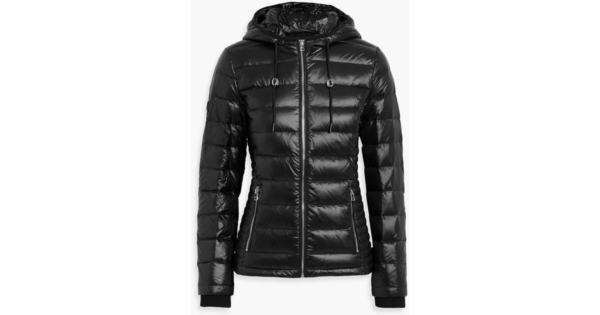 Rudsak Quilted Shell Hooded Down Jacket in Black | Lyst