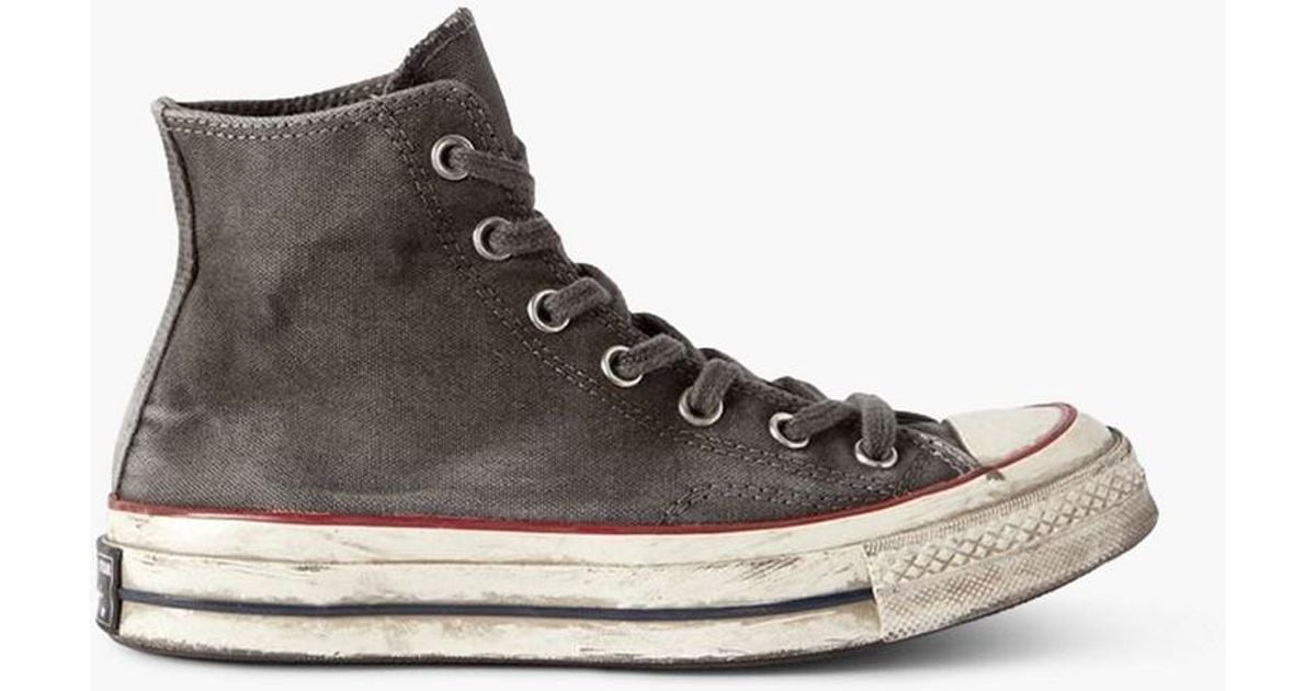 Converse Chuck Taylor All Star 70 Distressed Canvas High-top Sneakers ...