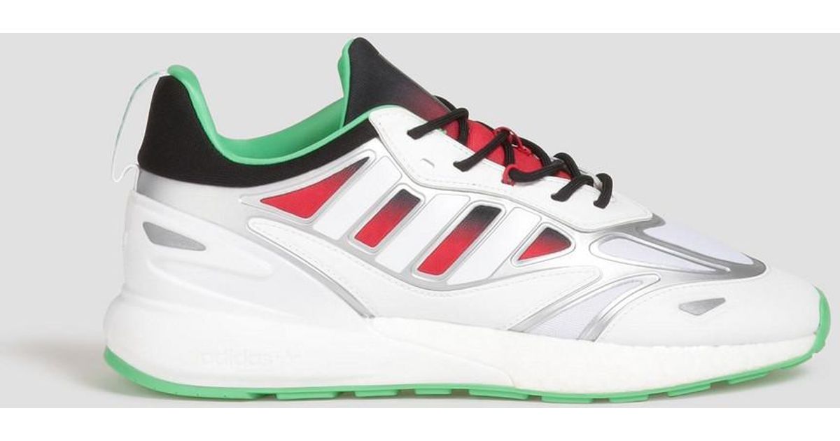 adidas Originals Gamora Zx 2k Boost Mesh Sneakers in Metallic for Men ...