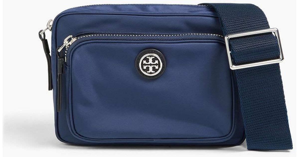 Tory Burch Virginia Shell Shoulder Bag in Blue | Lyst UK