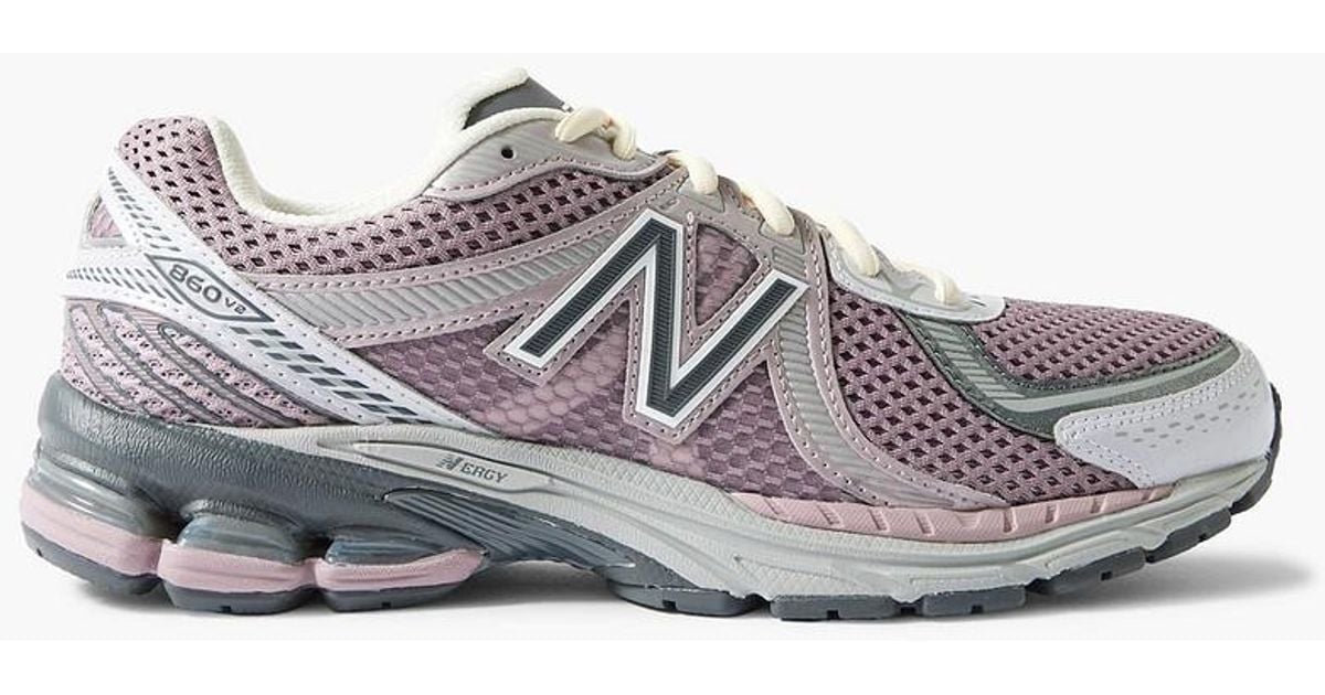 New Balance 860V2 Rubber And Mesh Sneakers in Purple for Men | Lyst UK