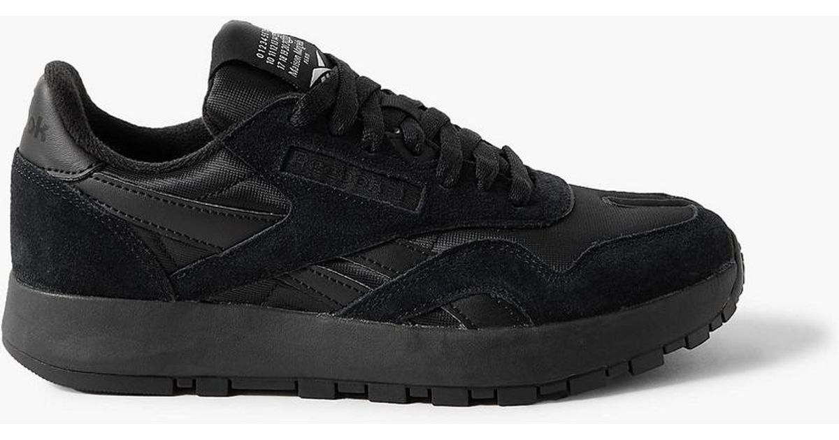 MAISON MARGIELA x REEBOK Project 0 Shell, Suede And Leather Sneakers in ...