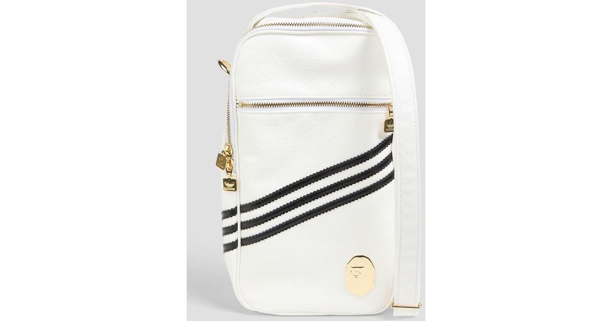 ADIDAS ORIGINALS X BAPE Embellished Messenger Bag in White for Men ...
