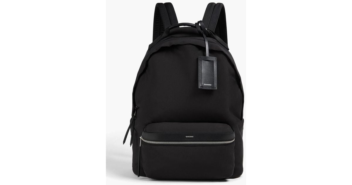 Sandro Shell Backpack in Black for Men | Lyst