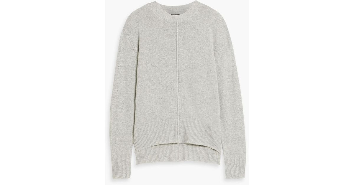 Isabel Marant Dave Cashmere Sweater in White | Lyst