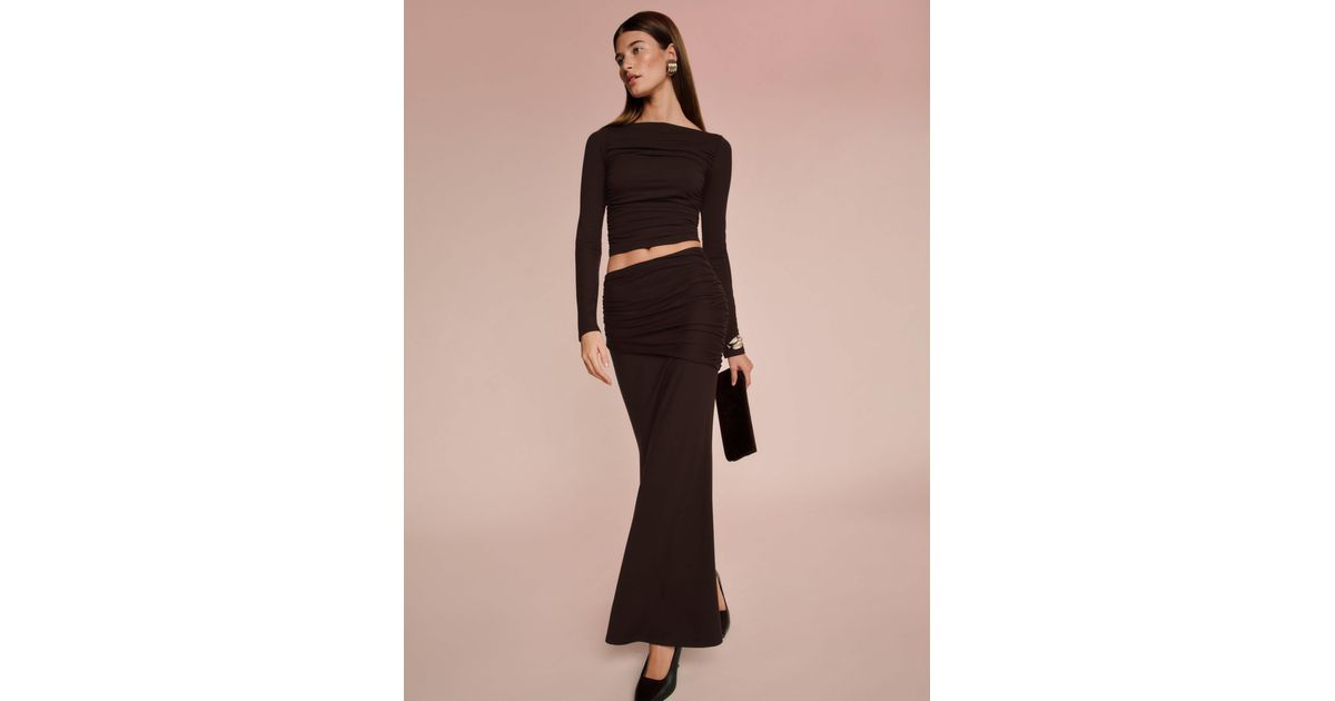 Reformation Emi Knit Two Piece in Natural | Lyst