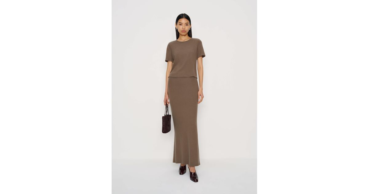 Reformation Amy Knit Two Piece in Natural | Lyst UK