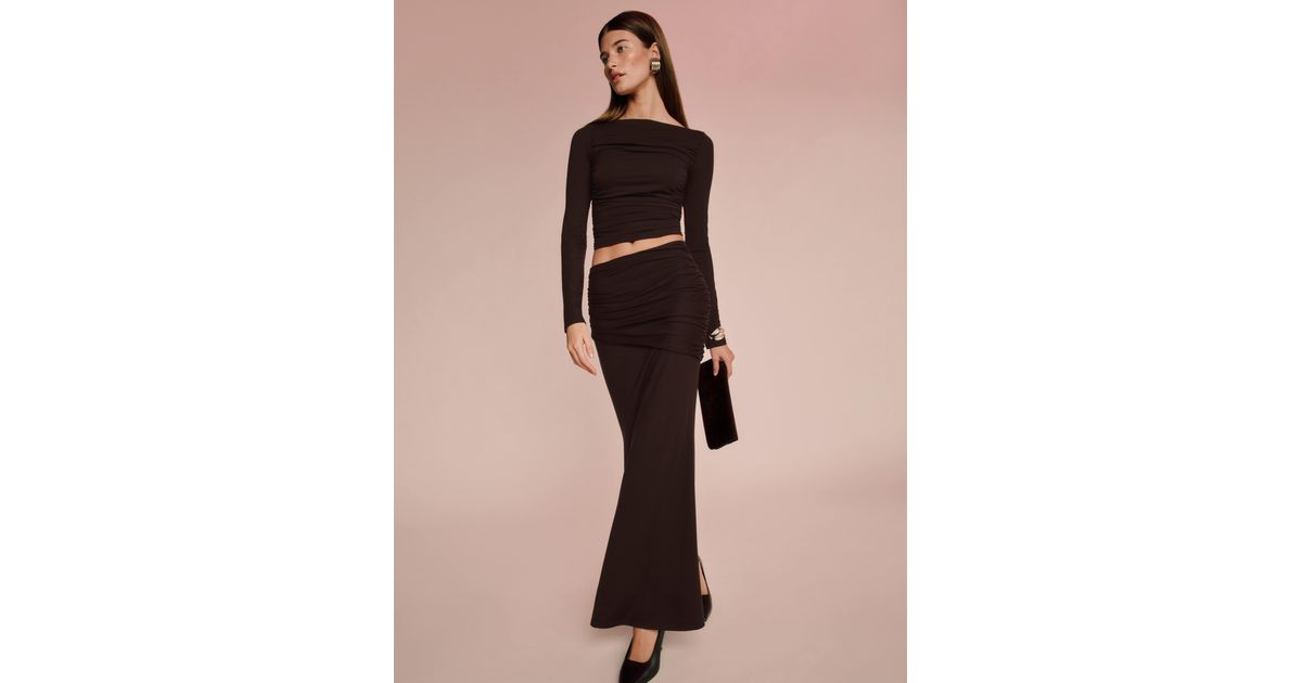 Reformation Emi Knit Two Piece in Natural | Lyst
