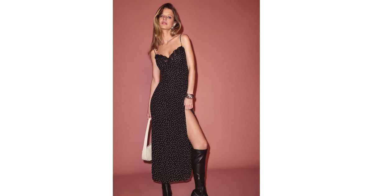 Reformation Lucine Dress in Pink | Lyst