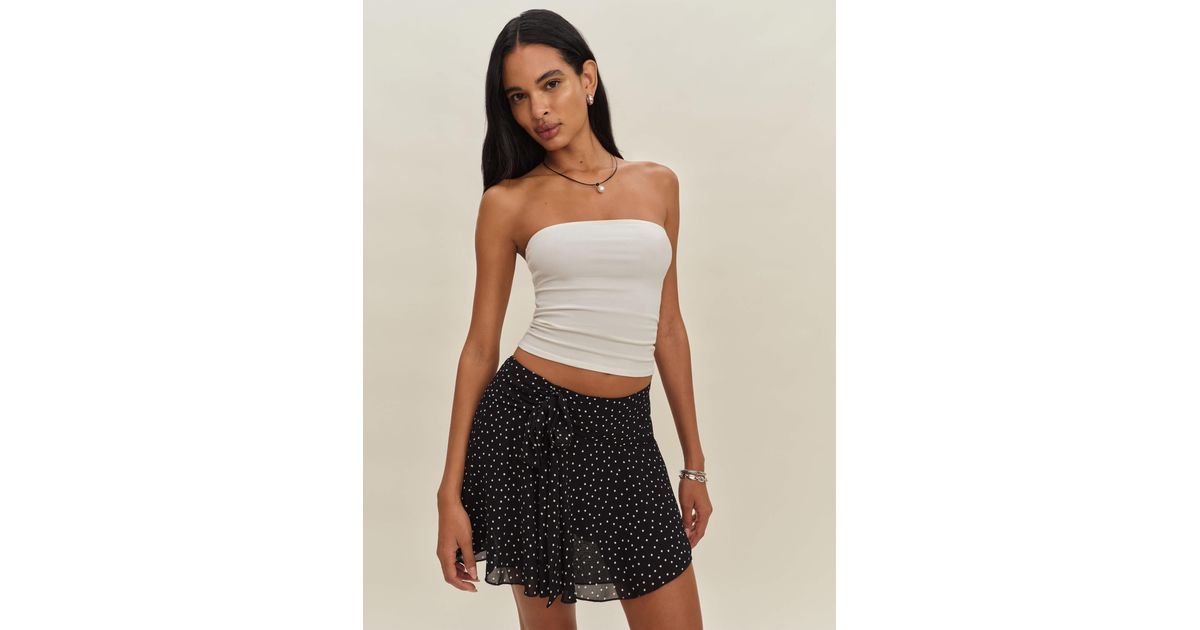 Reformation Jasmine Low Waist Skirt | Lyst