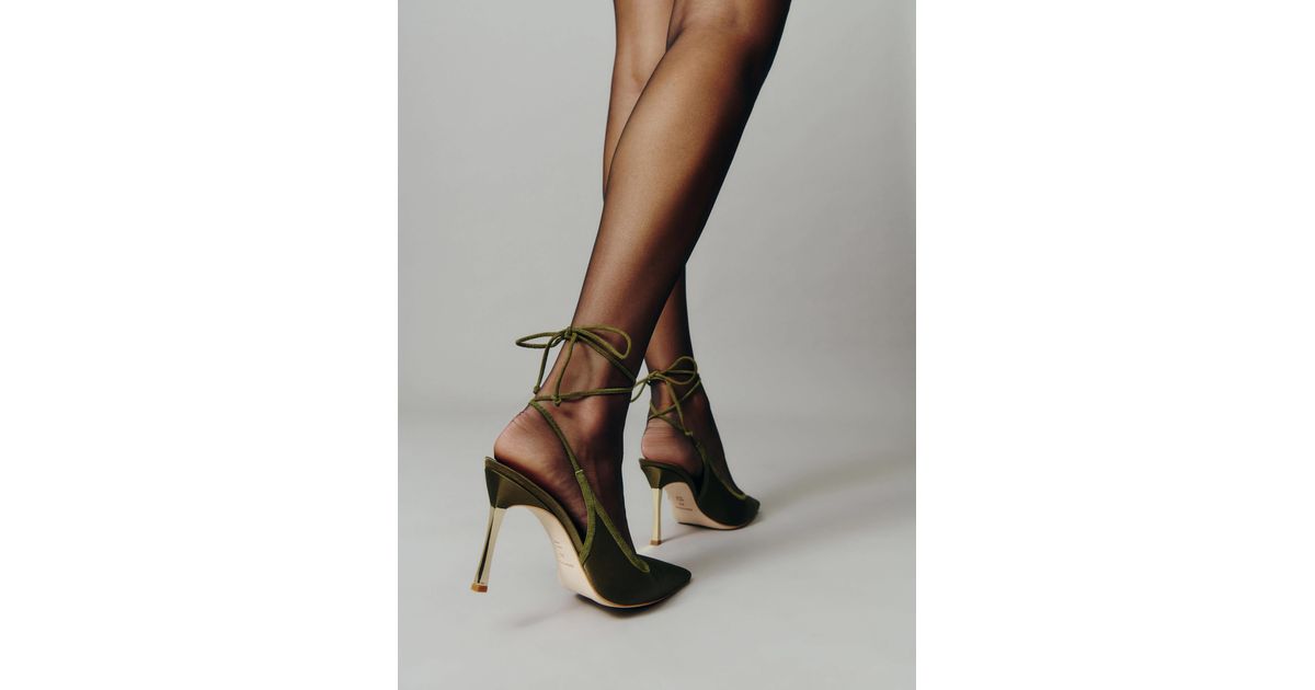 Reformation Paris Heeled Pump | Lyst