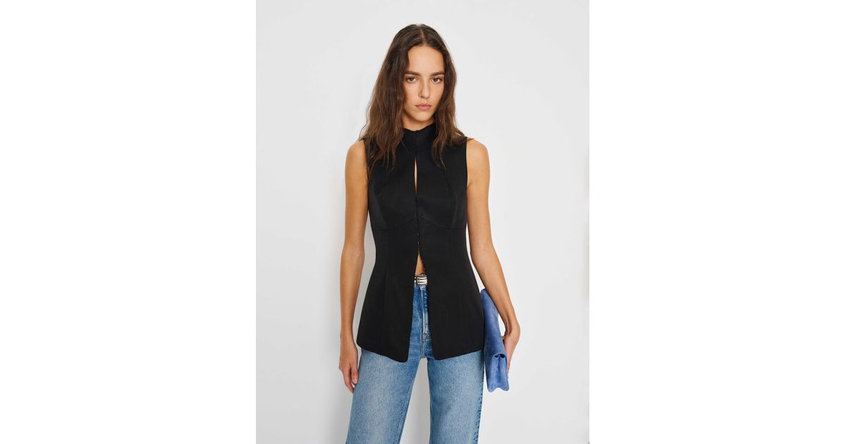 Reformation Esena Top 0 in Blue | Lyst UK