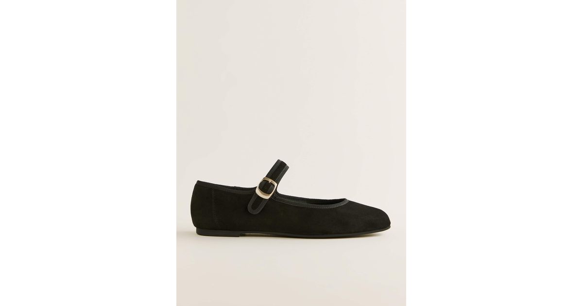Reformation Tilly Ballet Flat in Black | Lyst