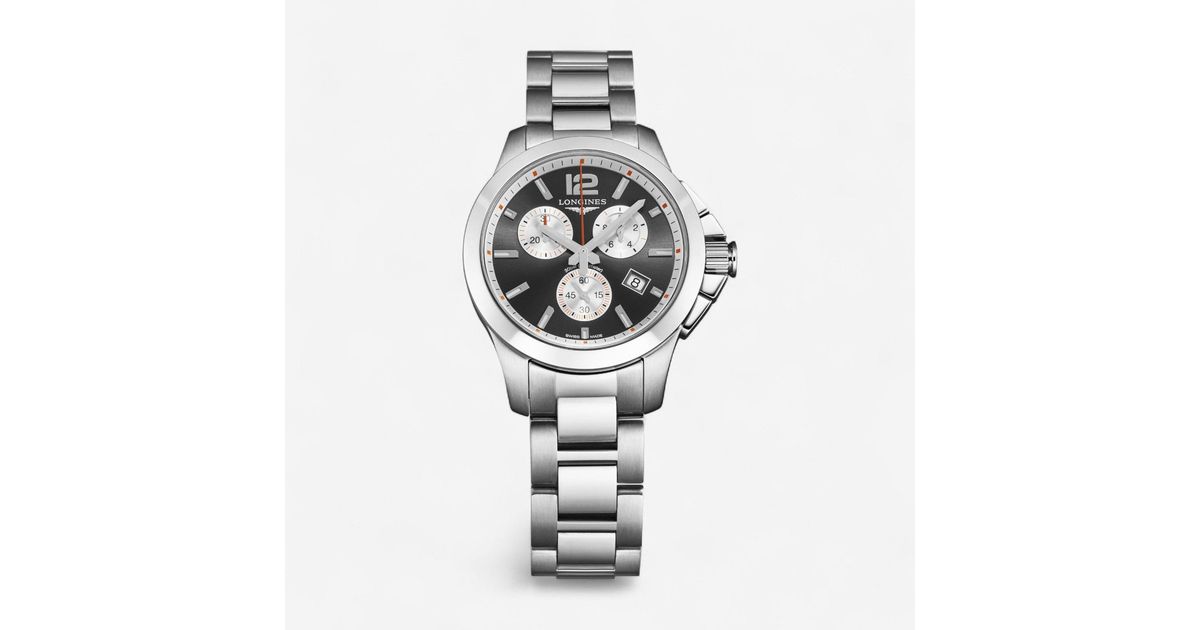 Longines Conquest Stainless Steel Quartz Watch L3.379.4.79.6 in ...