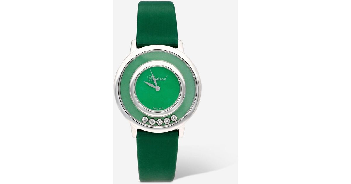 Chopard Happy Diamonds Dial Quartz Ladies Watch 209429-1107 in Green | Lyst