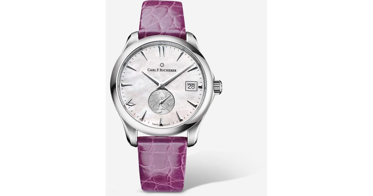 Carl F. Bucherer Manero Autodate Stainless Steel Automatic Ladies Watch ...