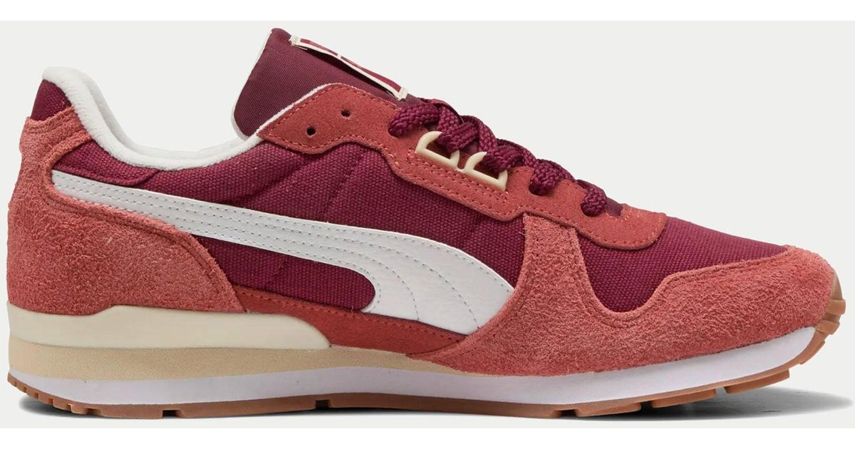 PUMA Women's Rx 737 Vintage Sneakers in Red | Lyst UK