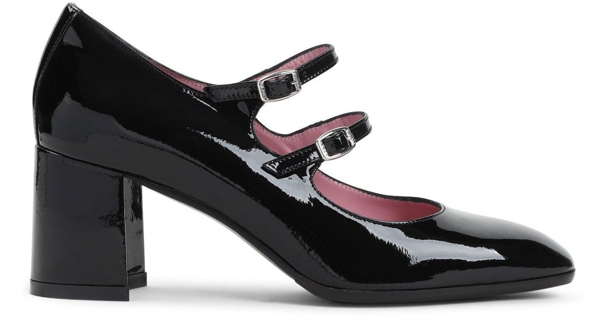 CAREL PARIS Alice Mary Jane Pumps in Black | Lyst