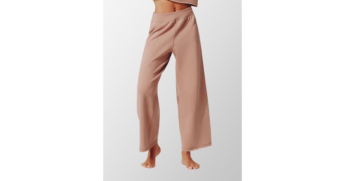 Thirdlove Cuddle Fleece Reversible Lounge Pants in Natural | Lyst