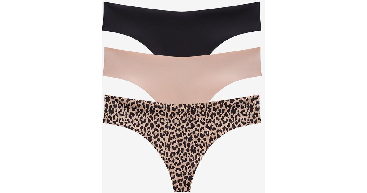 Thirdlove Zero Edge No-Show Thong in Natural | Lyst