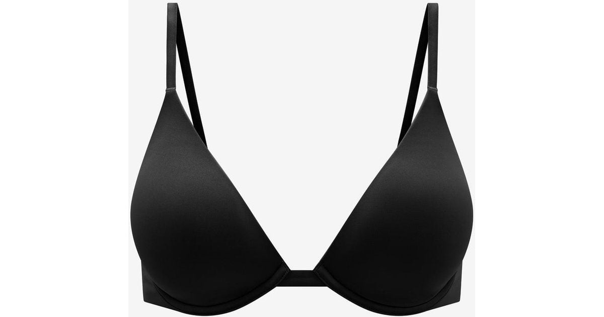 Thirdlove Zero Edge Plunge Bra in Black | Lyst