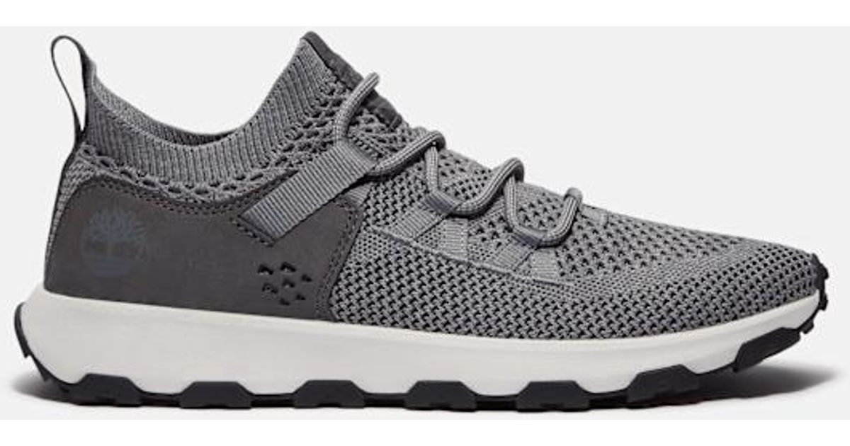 Timberland Winsor Trail Low Lace Up Trainer For Men In Grey, Man, Grey ...